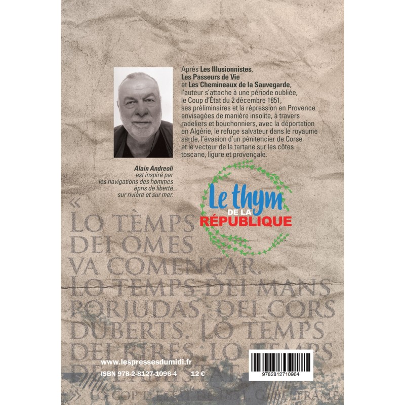 Le thym de la République d'Alain ANDREOLI